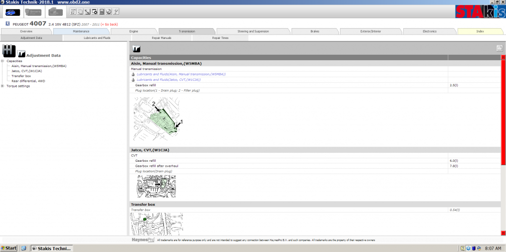 Stakis Technik 2018.1 / Справочники и руководства / OBD2.SU